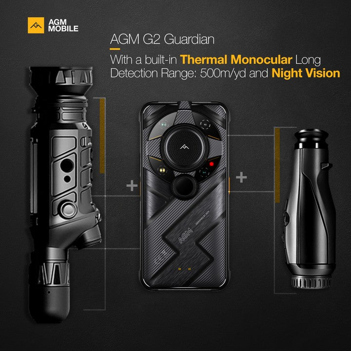 AGM G2 Guardian | Built-in Thermal Monocular Long Detection Range: 500