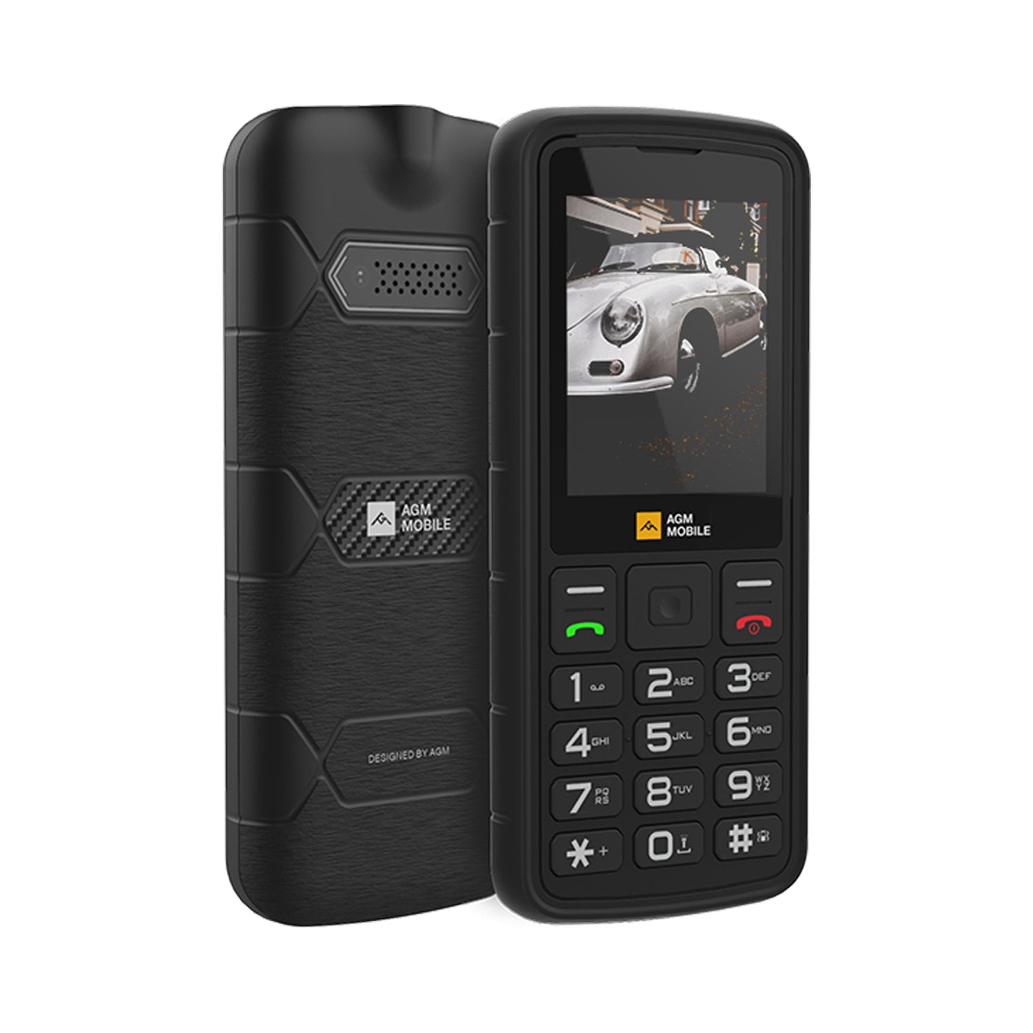 AGM M9 | Rugged | 4G | Ergonomic | User Friendly | Fast Dial | Dual SI