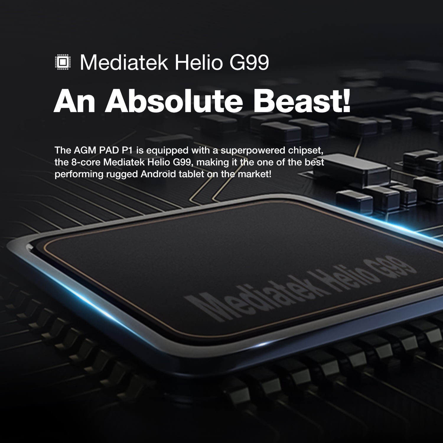 AGM PAD P1 | 4G LTE Waterproof Tablet | Powerful Chipset | Lightweight