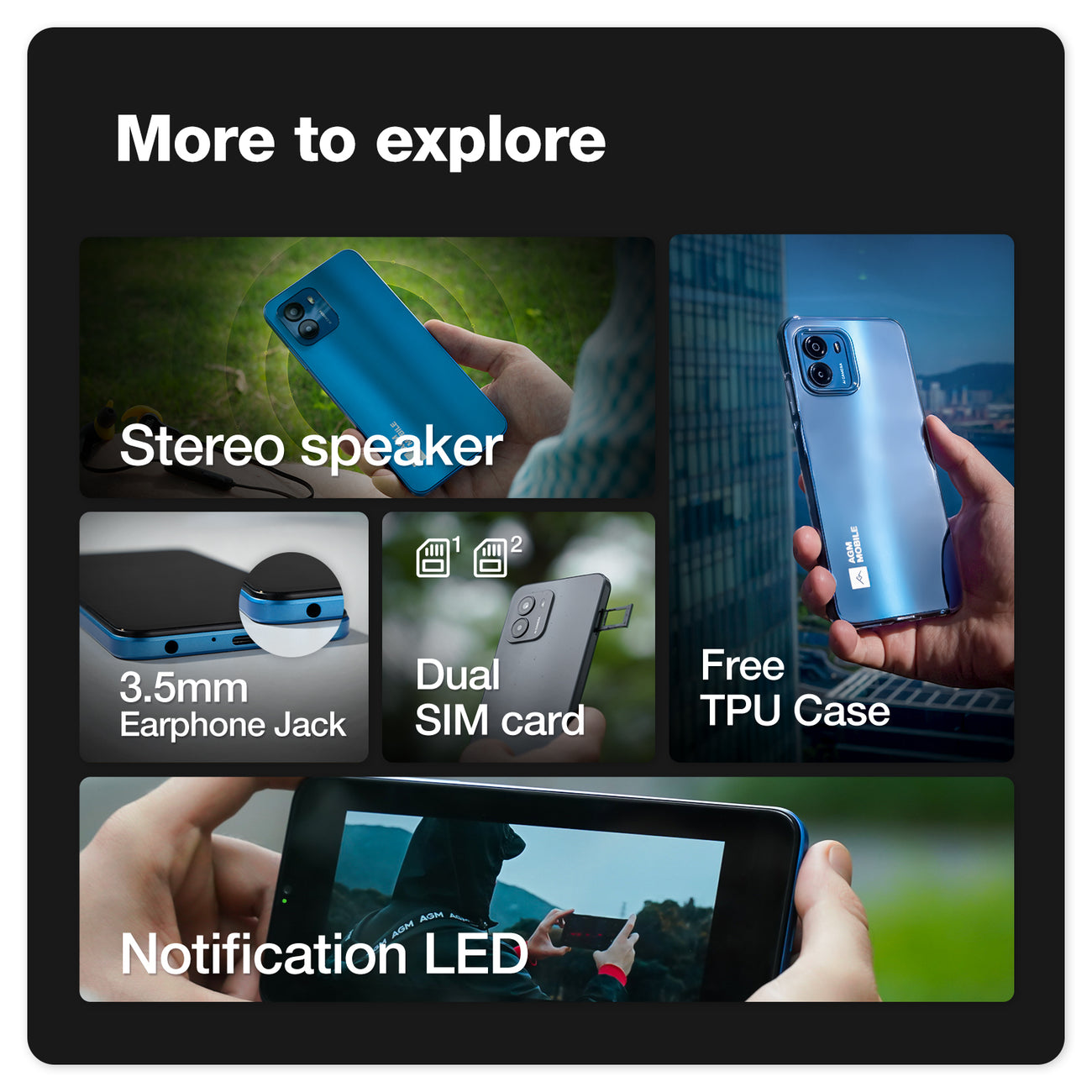 AGM NOTE N1 | 50MP AI Dual Camera | 90Hz Display | Android 13 | Massiv