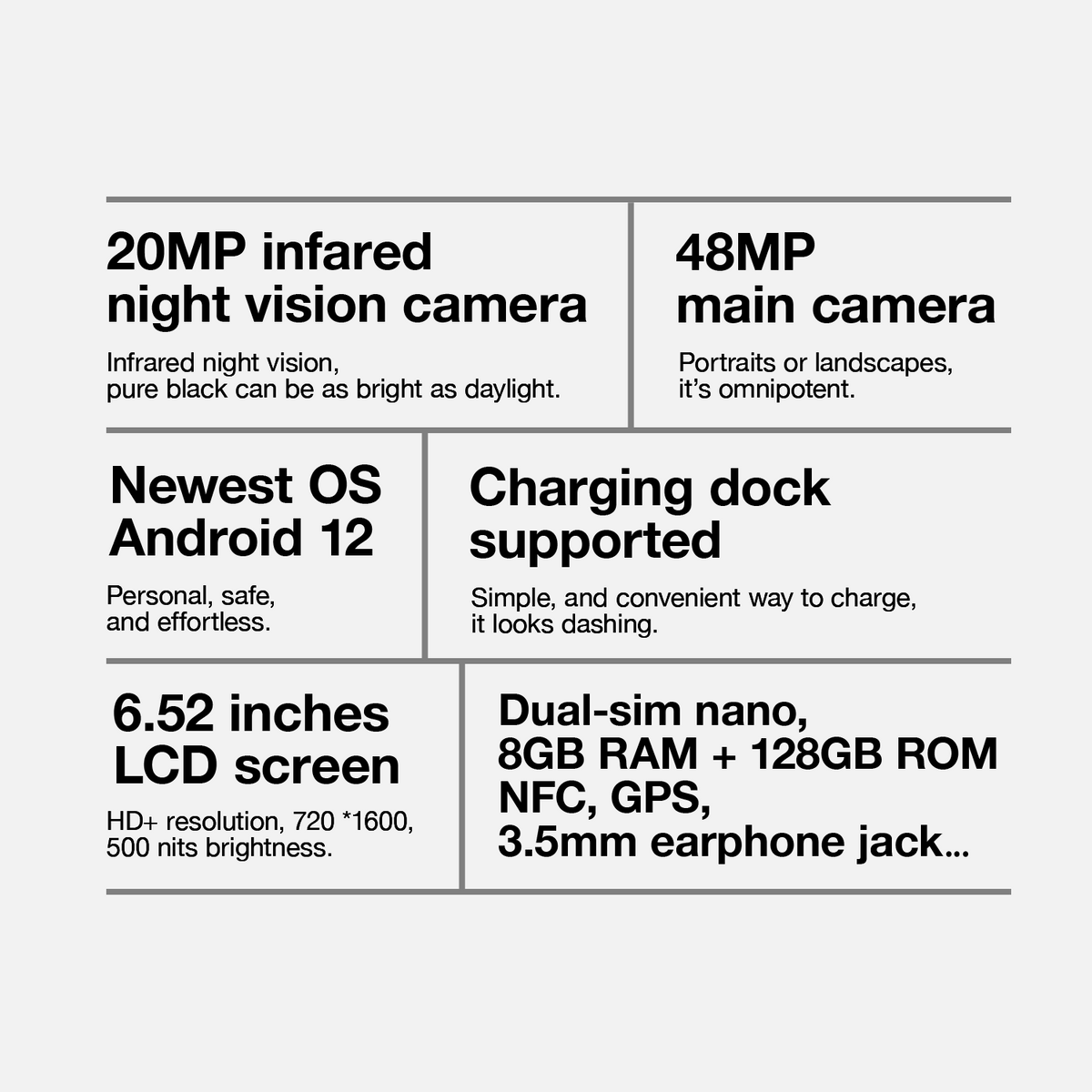 AGM H5 Pro | Android 12 | 20MP Night Vision | Huge 7000mAh battery | U