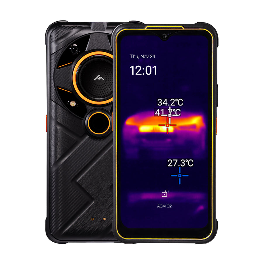 AGM G2 Pro | 5G Unlocked Rugged Smartphone | Top Thermal Camera | Powe