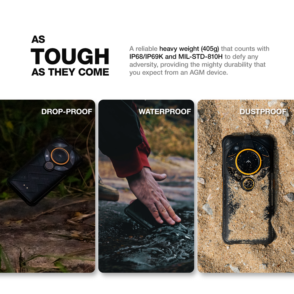 AGM G2 | 5G Unlocked Rugged Smartphone | Powerful Chipset | 6.58' FHD+